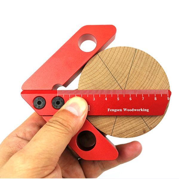 Precision Center Line Scriber and Circle Center Finder Marking Ruler ...